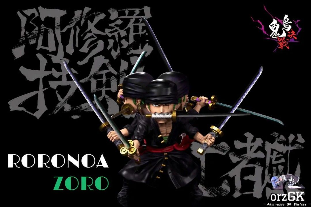 (IN STOCK)A+ studio Onigashima decisive battle Roronoa Zoro Figure gk ...