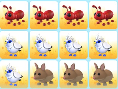 Adopt me common pets, Video Gaming, Gaming Accessories, In-Game ...