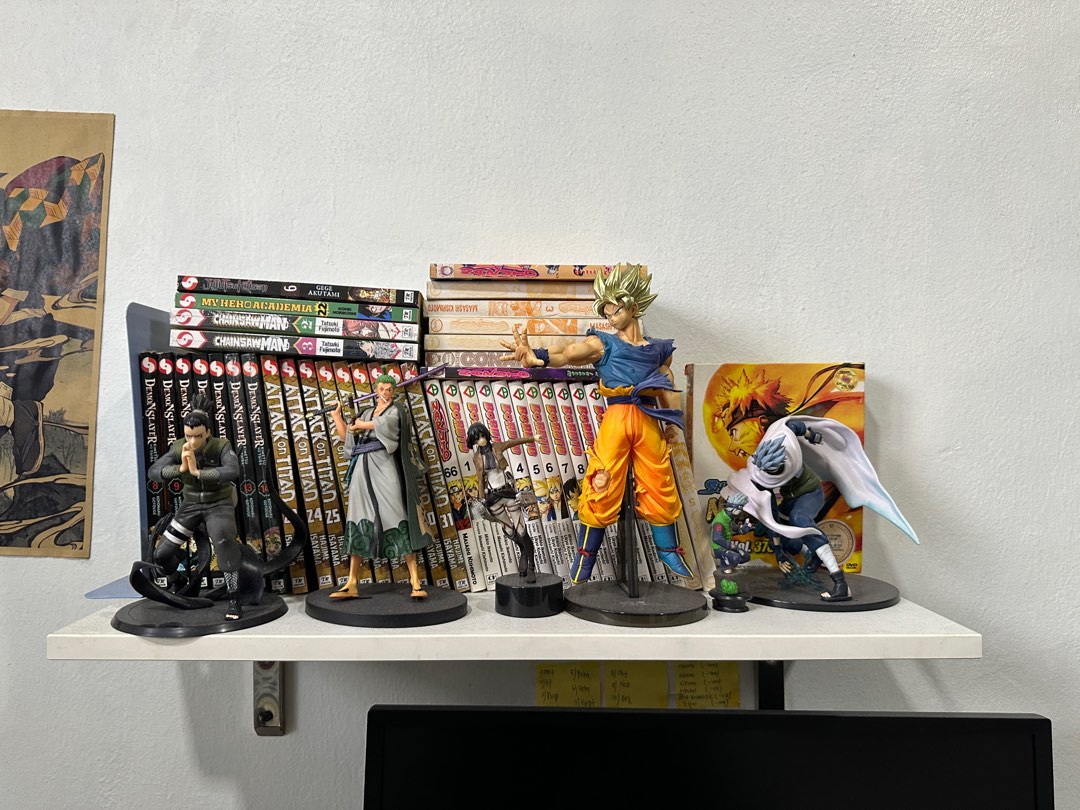 Anime Figures and Manga Collection (DEMON SLAYER, AOT, DANDADAN, ONE ...