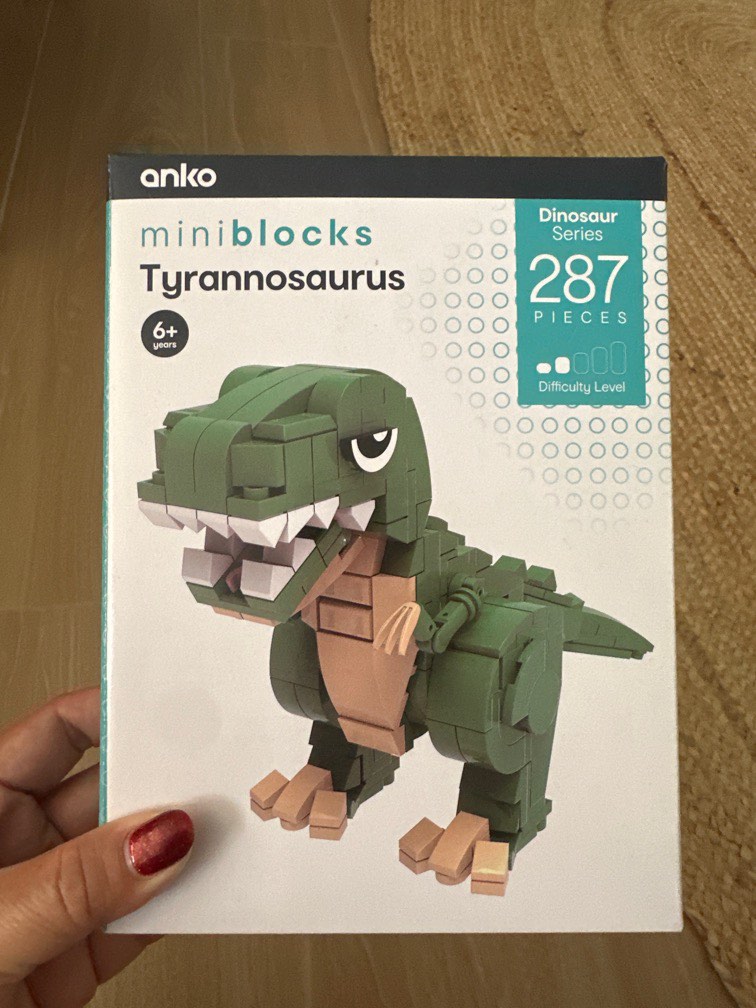 Anko mini blocks tyrannosaurus, Hobbies & Toys, Toys & Games on Carousell