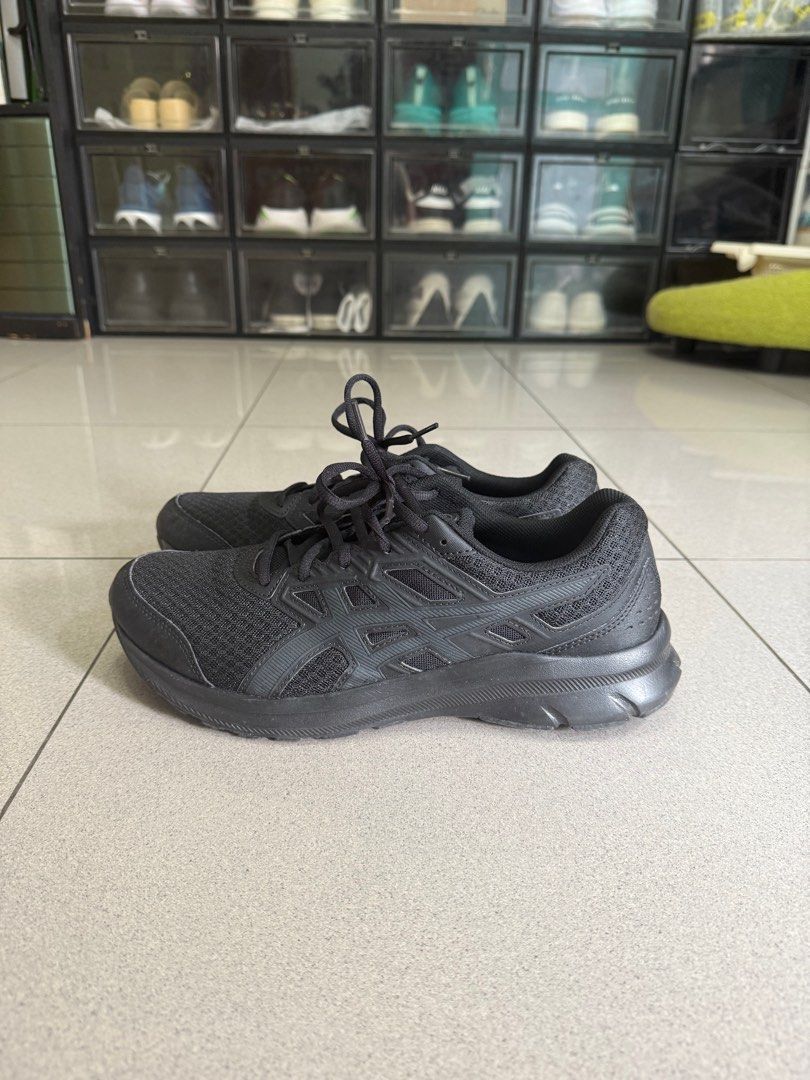 Asics Black Running Shoes, Men's Fashion, Footwear, Sneakers on Carousell