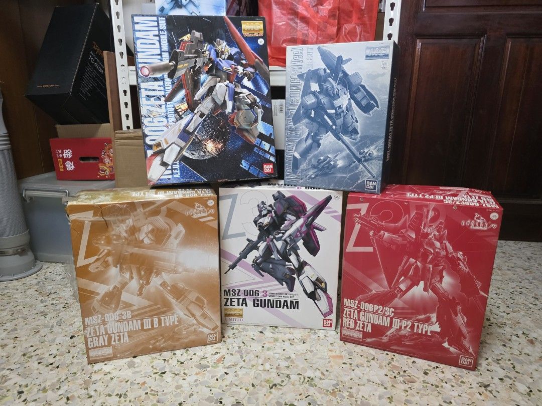Bandai - Zeta Gundam Series - bundle of 5, Hobbies & Toys, Toys & Games ...