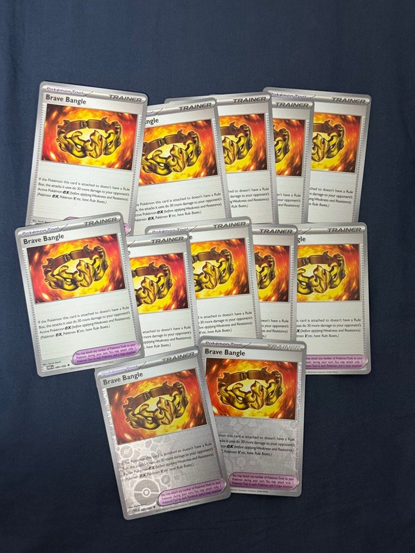 BRAVE BANGLE 080/086 - Pokemon TCG Playable Trainer Card Black Bolt ...