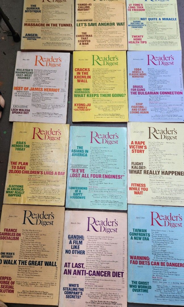 Bundle of Vintage 1983/1984 Reader's Digest collection, Hobbies & Toys ...