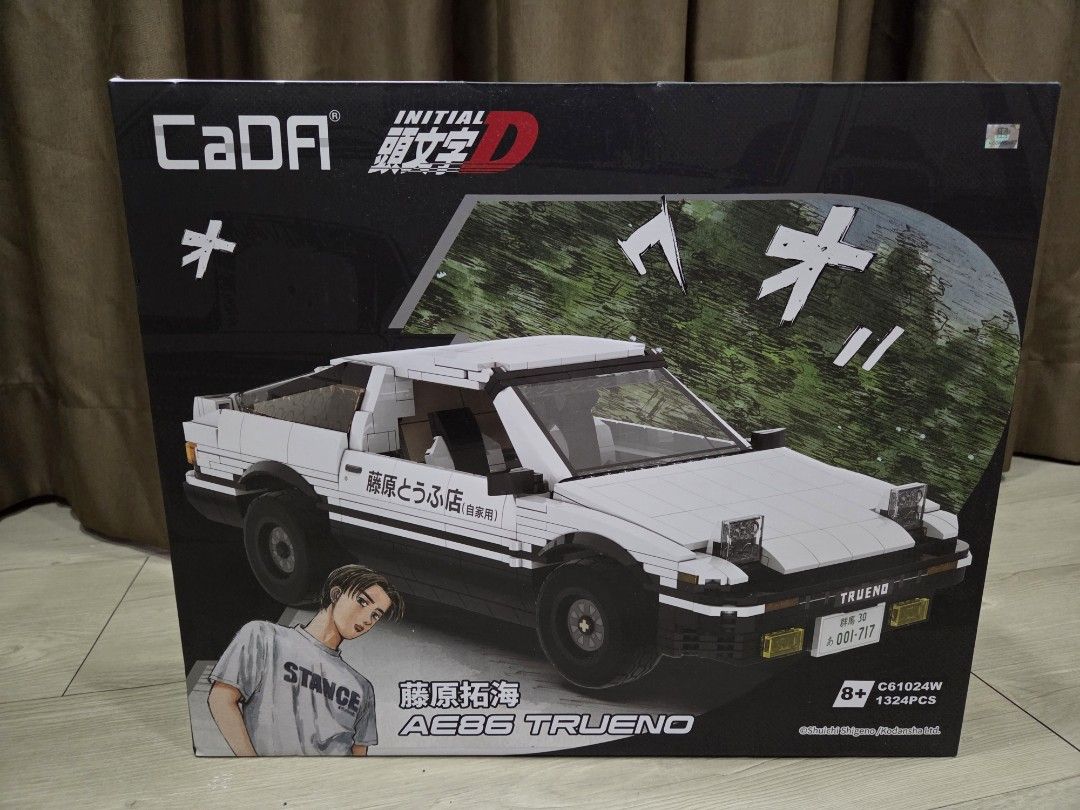 CaDA Initial D 1:12 Toyota Trueno AE86 BUILDING BLOCKS (LICENSED ...