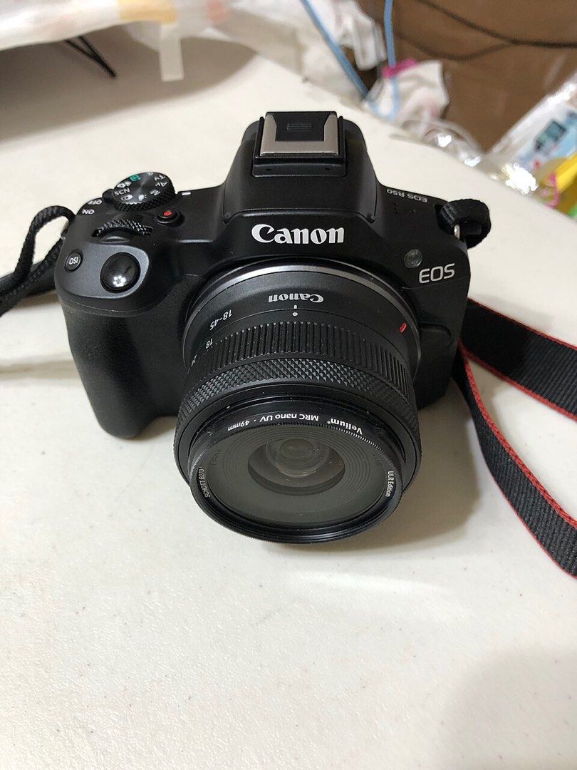 Canon EOS R50 with 18-45mm Lens, Photography, Cameras on Carousell