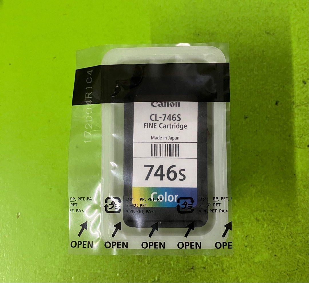 Canon PG-746s CL-746s 746 printer ink cartridge, Computers & Tech ...