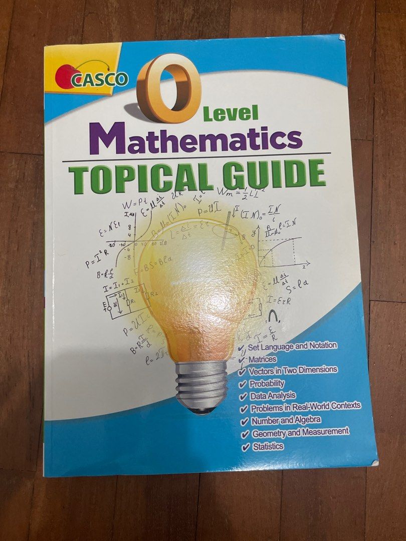 CASCO O Level Mathematics Topical Guide, Hobbies & Toys, Books ...