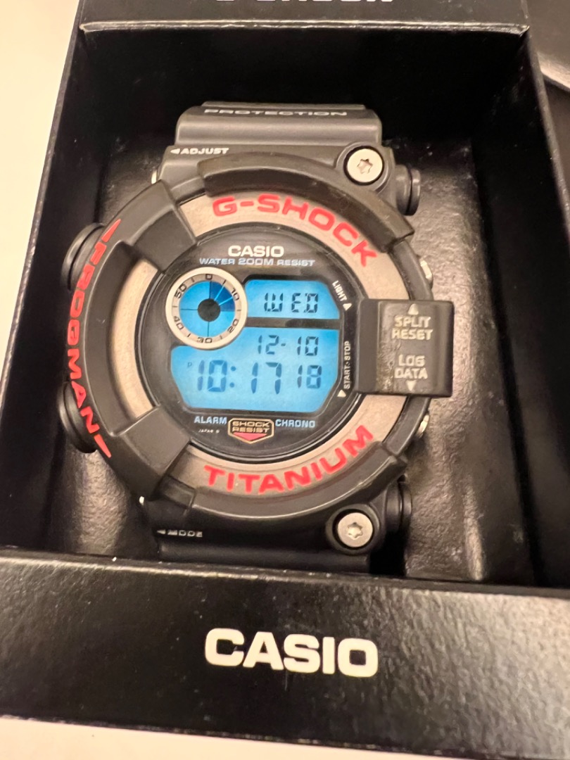 Casio G-Shock Frogman Titanium Watch, Men's Fashion, Watches ...