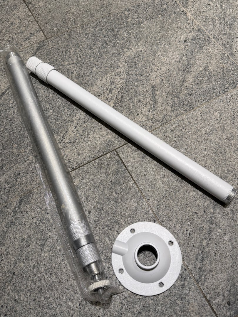 CCTV Camera Extension Telescopic Stand POLE Wall Mount External Wall ...