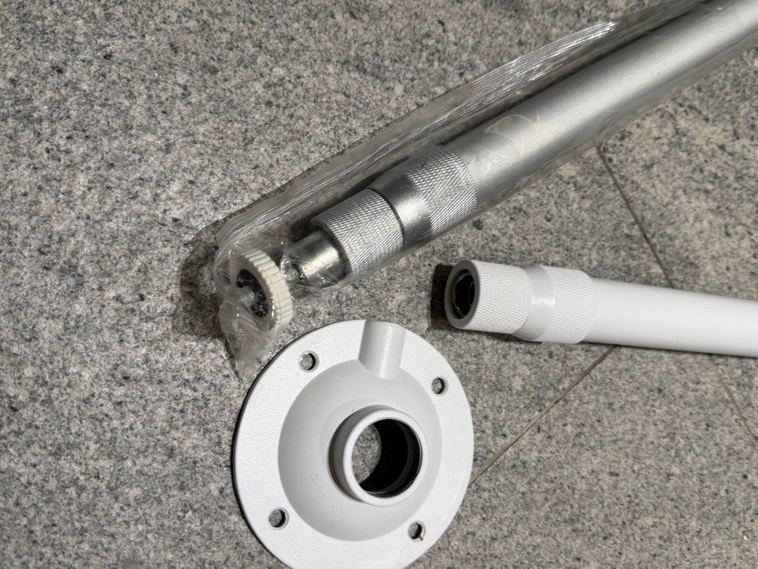 CCTV Camera Extension Telescopic Stand POLE Wall Mount External Wall ...