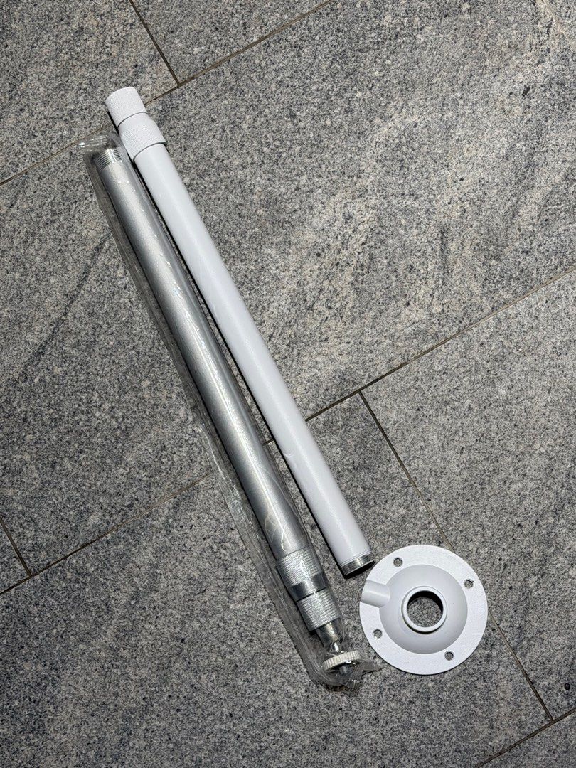 CCTV Camera Extension Telescopic Stand POLE Wall Mount External Wall ...