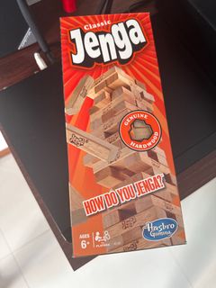 2x Skills Game: Hasbro Jenga & Wooden Pick-Up Sticks, Hobbies & Toys ...