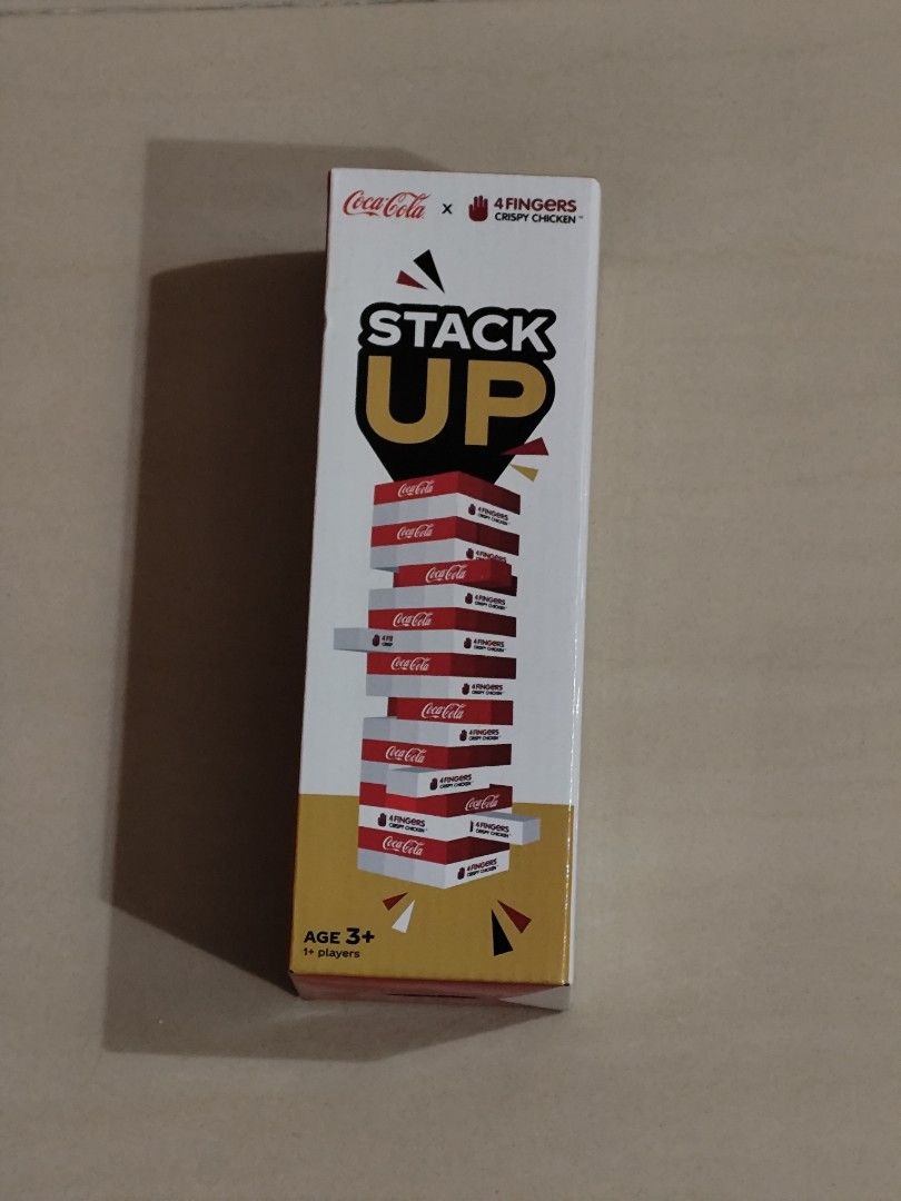 Coca-Cola x 4Fingers Stack Up Game, Hobbies & Toys, Toys & Games on Carousell