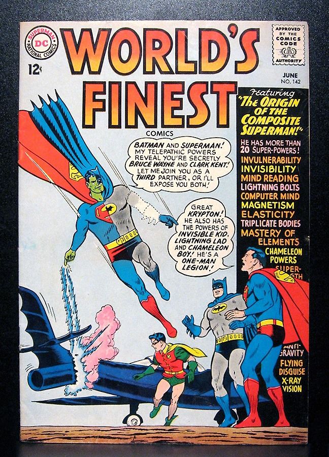 COMICS: DC: World's Finest #142 (1964), origin and 1st Composite ...