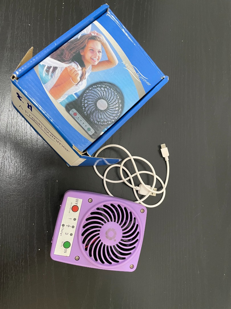 Compact and portable mini fan. 3 speed settings., Babies & Kids, Going ...