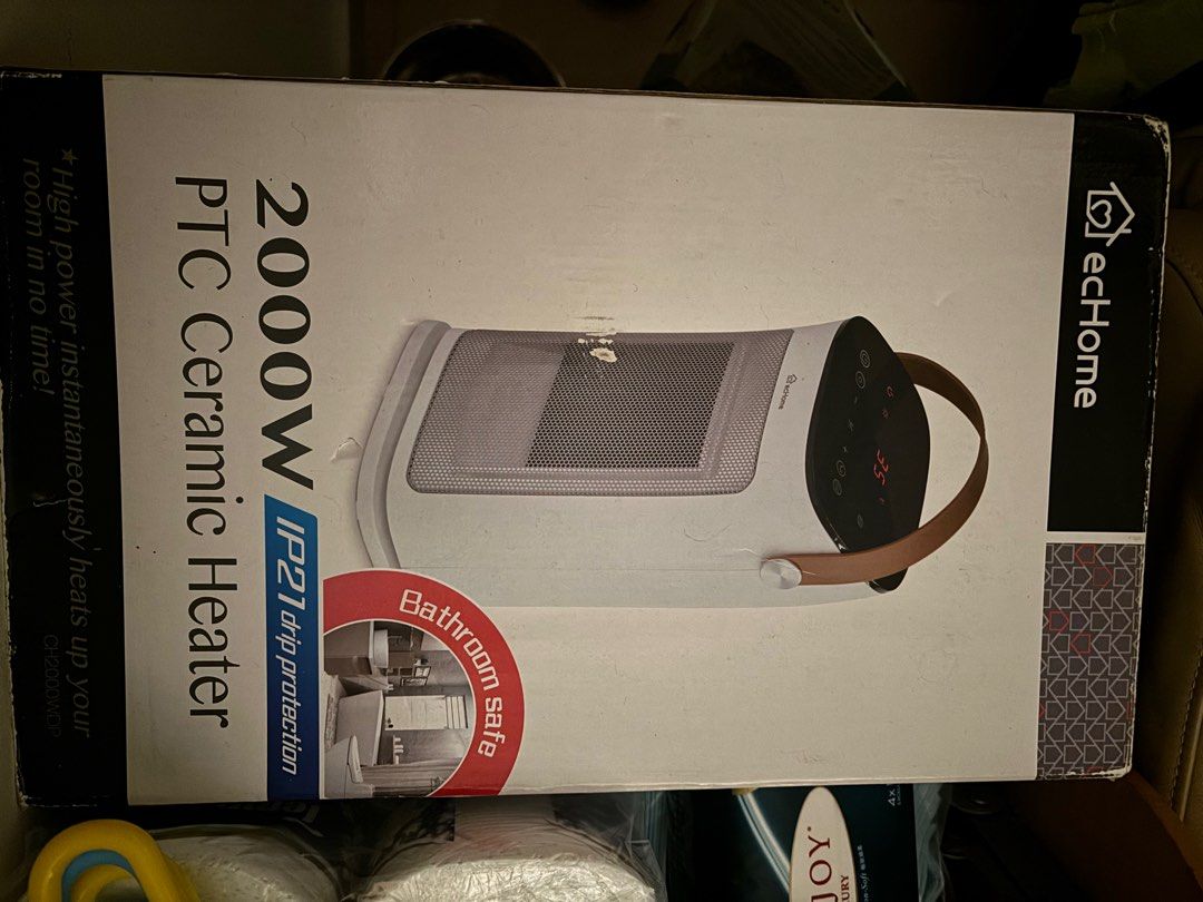 全新 ecHome 2000W PTC 陶瓷暖風機 聖誕禮物, 家庭電器, 冷氣機及暖風機 - Carousell