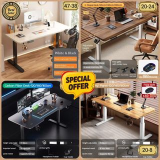 Smart Electric Standing Desk | Height Adjustable Computer Table ...