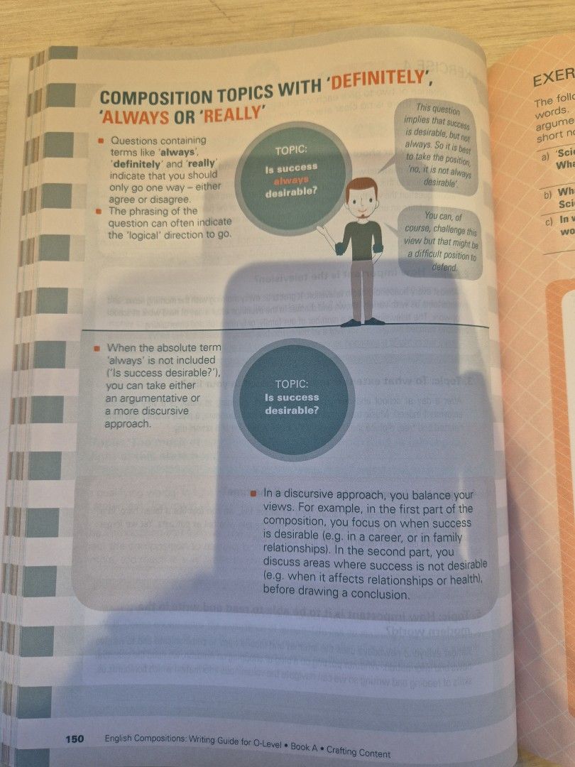 English Compositions Writing Guide for O-Level Book A, Hobbies & Toys ...