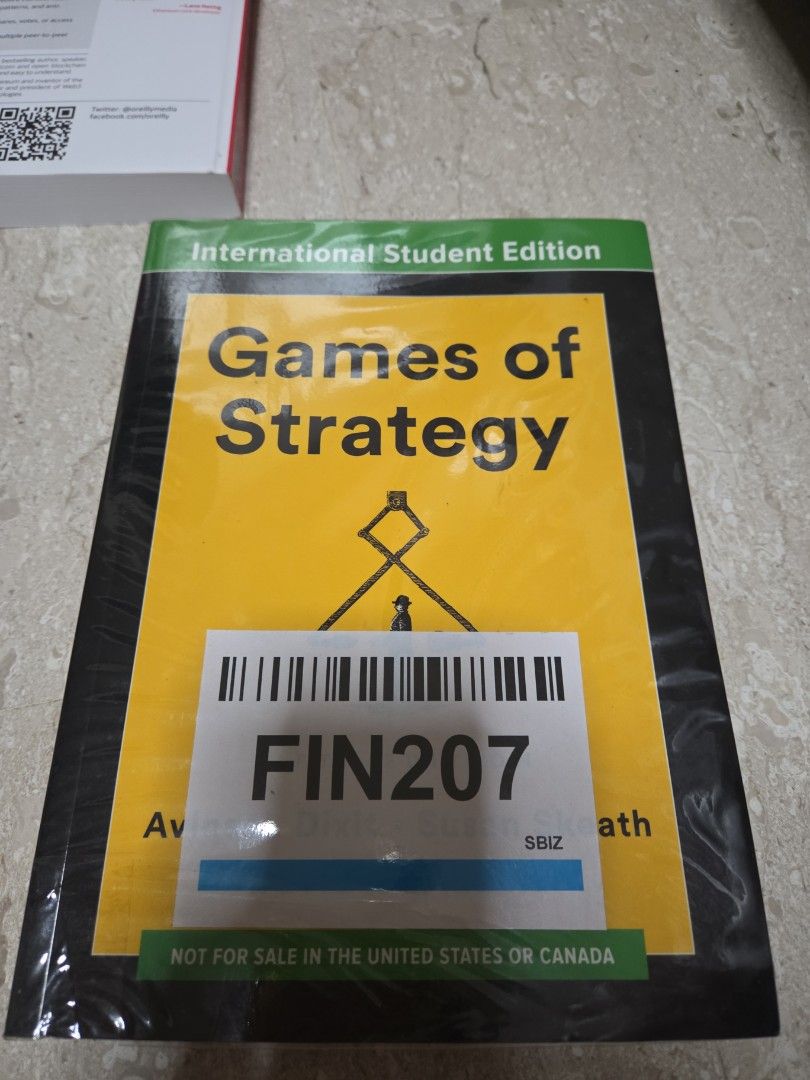 🎯Games of Strategy - Fifth Edition [Avinash k.dixit, Susan Skeath ...