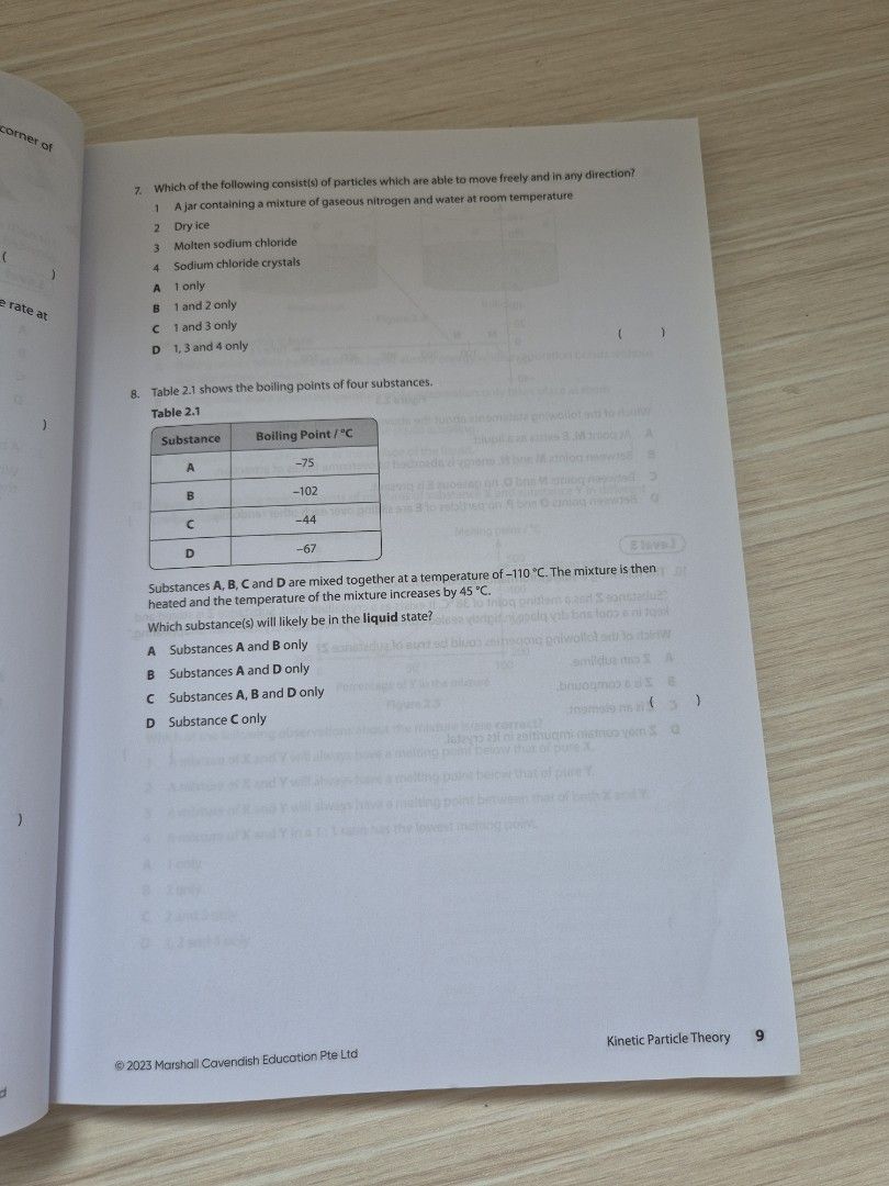 GCE O' Level Chemistry Matters MCQs Textbook, Hobbies & Toys, Books ...