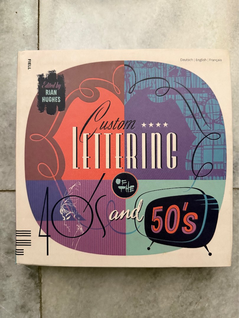 [Graphic Design Book] Custom Lettering of the 40s and 50s - Font ...