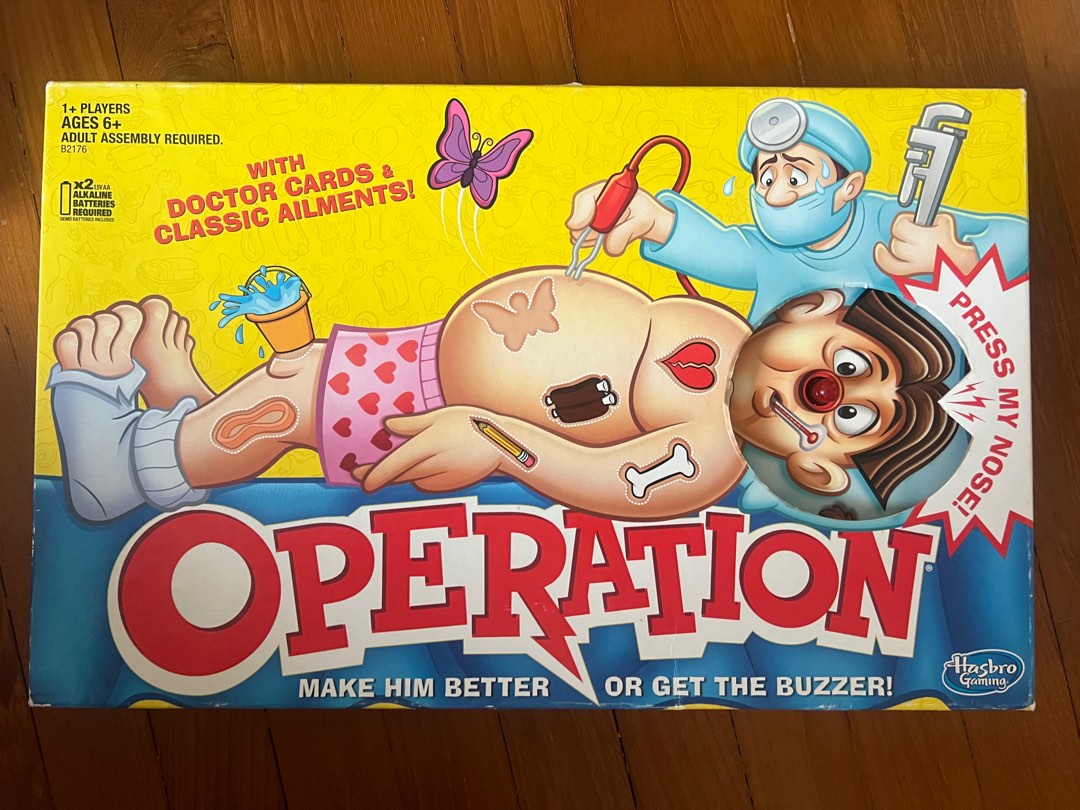 Hasbro Operation Board Game, Hobbies & Toys, Toys & Games on Carousell