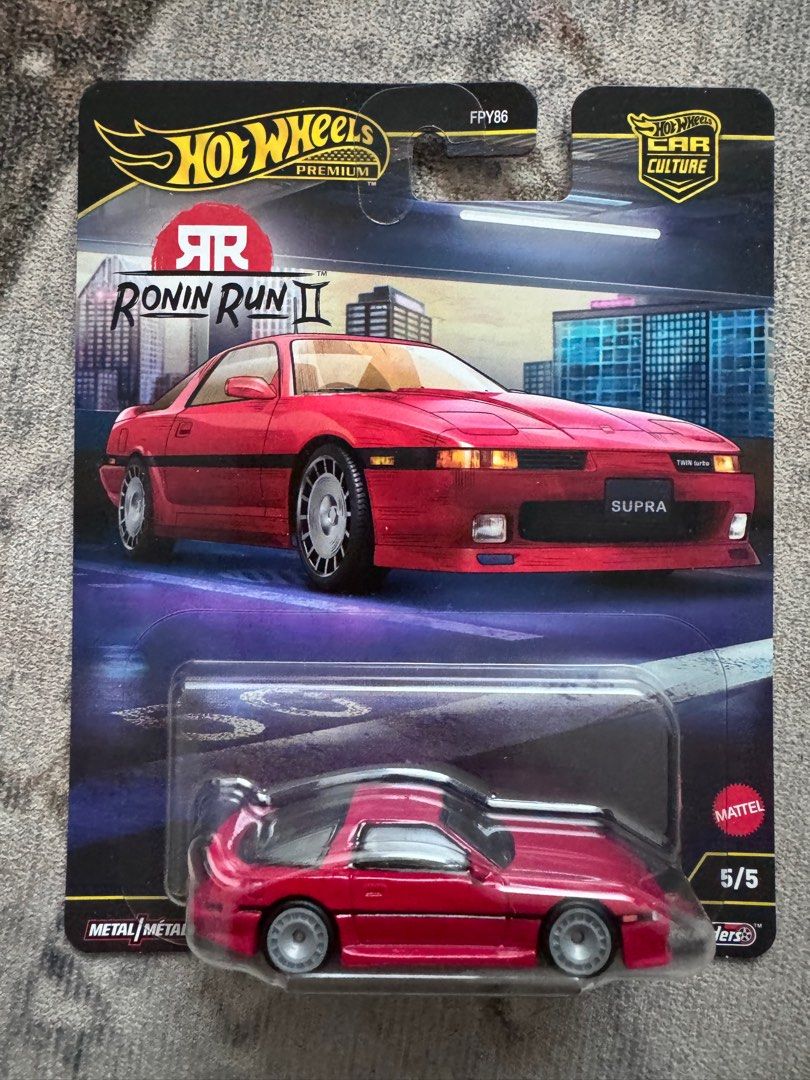 Hot Wheels Premium Ronin Run II Supra, Hobbies & Toys, Toys & Games on ...