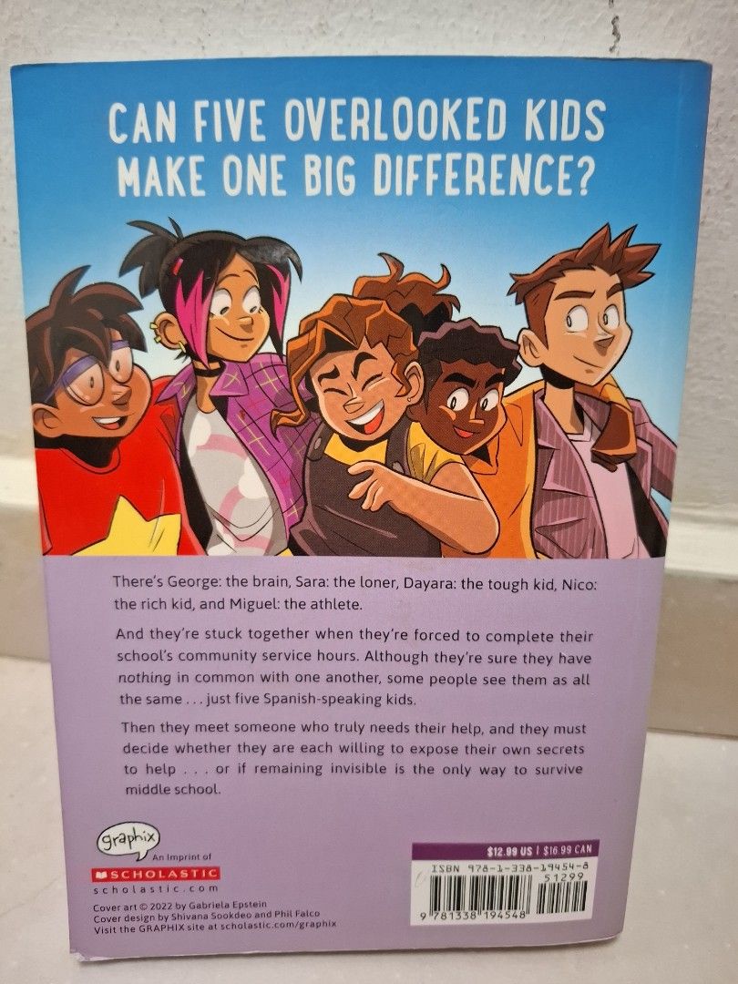 Invisible Graphic Novel by Christina Diaz Gonzalez, Hobbies & Toys ...