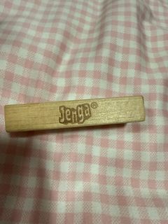 single jenga block