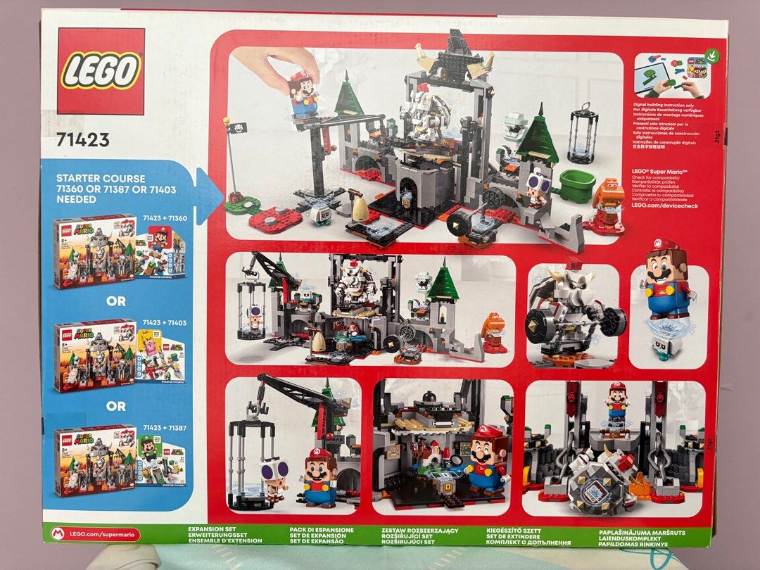 LEGO Super Mario 71423 Dry Bowser Castle Battle, Hobbies & Toys, Toys ...