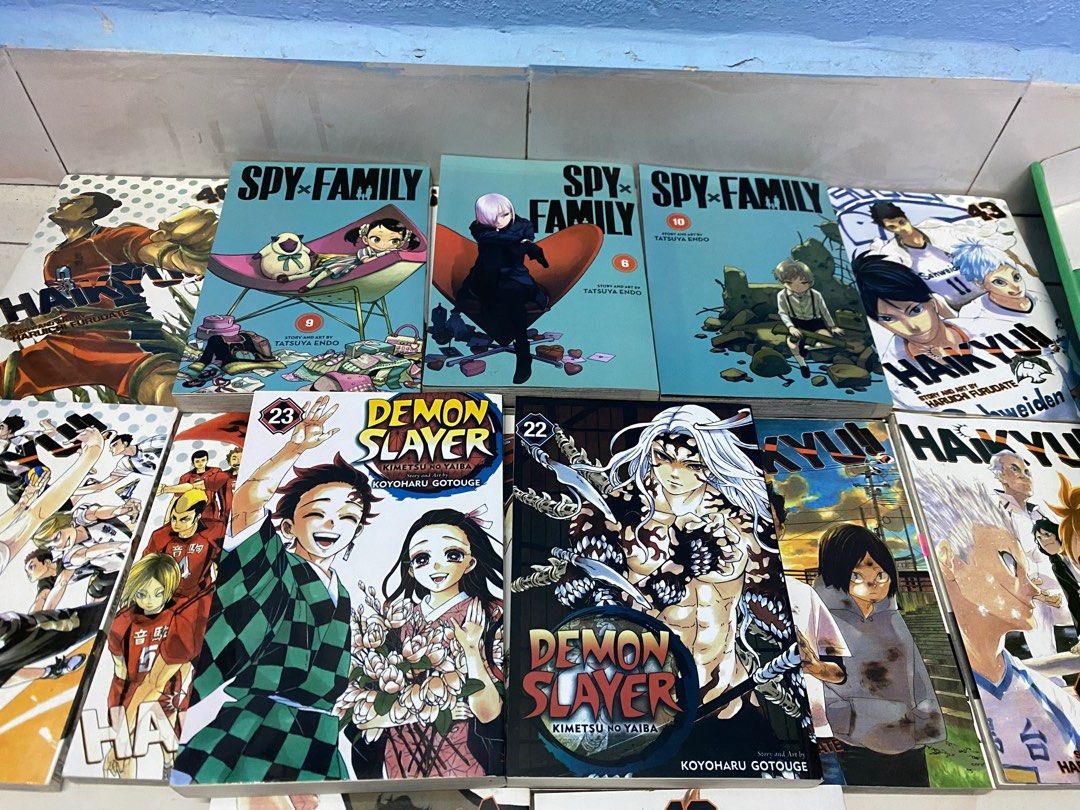 MANGA (HAIKYU , DEMON SLAYER , SPY X FAMILY), Hobbies & Toys, Books ...