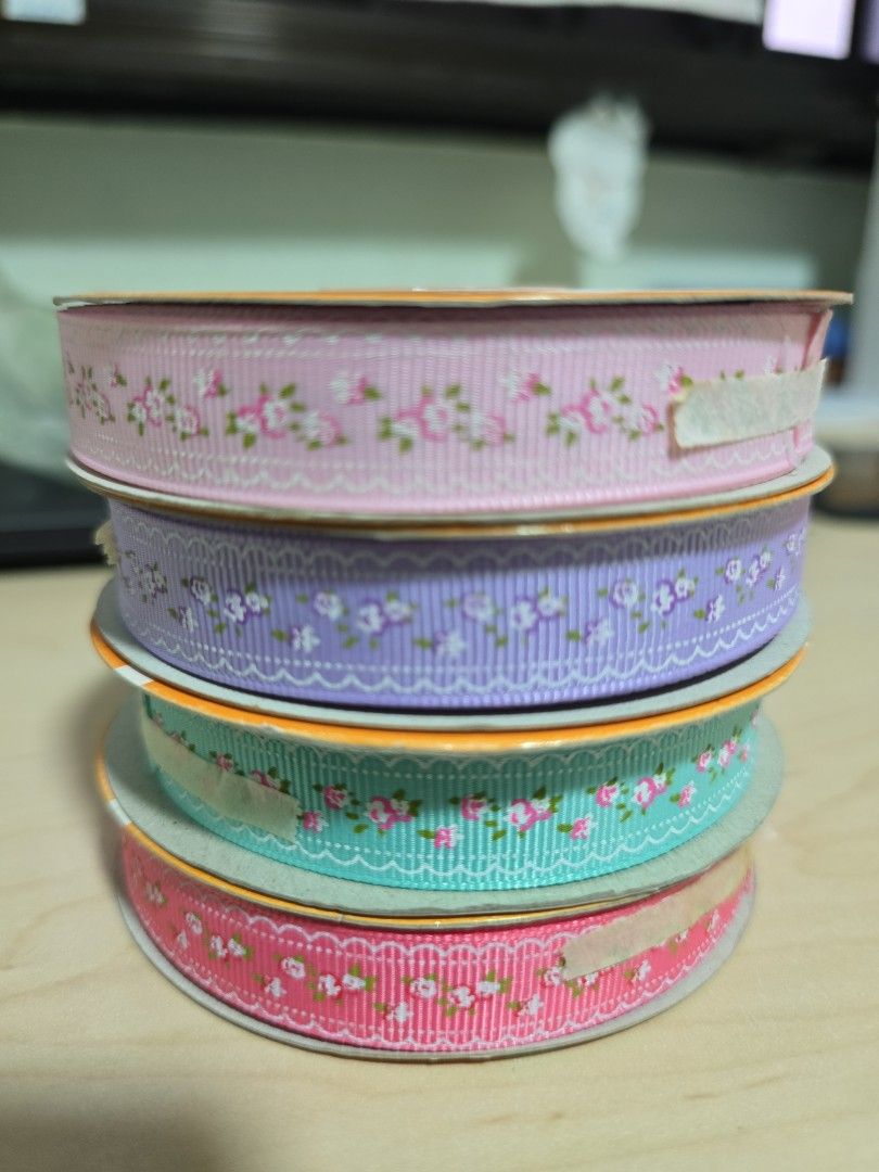 Minion Petite Rose Ribbon Set (all 4 rolls), Hobbies & Toys, Occasions ...