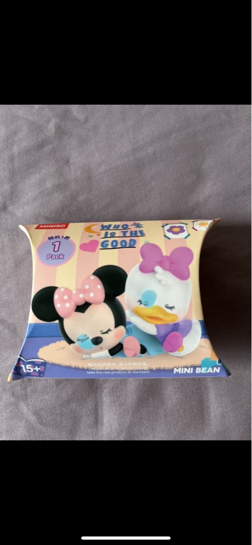 Miniso Disney Sleepy Mini Bean Blind Box, Hobbies & Toys, Toys & Games ...