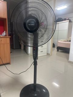 Standing Fan - Black and Gold, Furniture & Home Living, Lighting & Fans ...