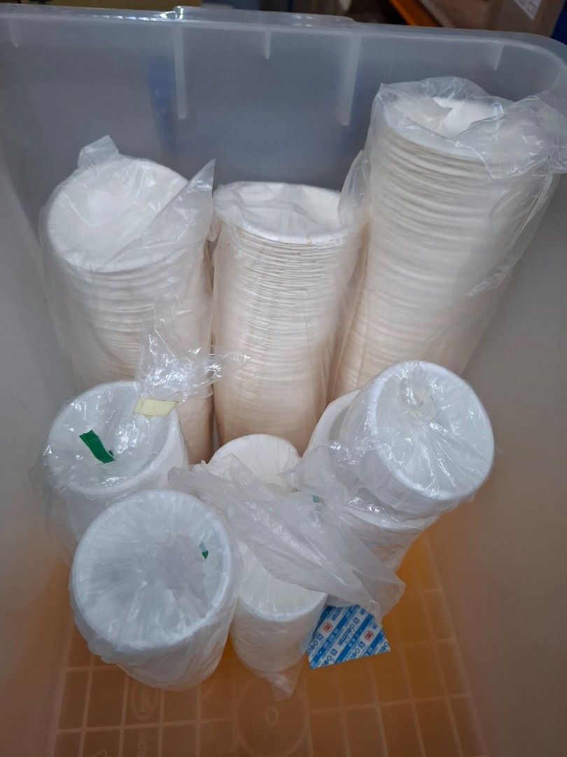 New Disposable Paper Cups - Bulk Pack, Hobbies & Toys, Occasions ...