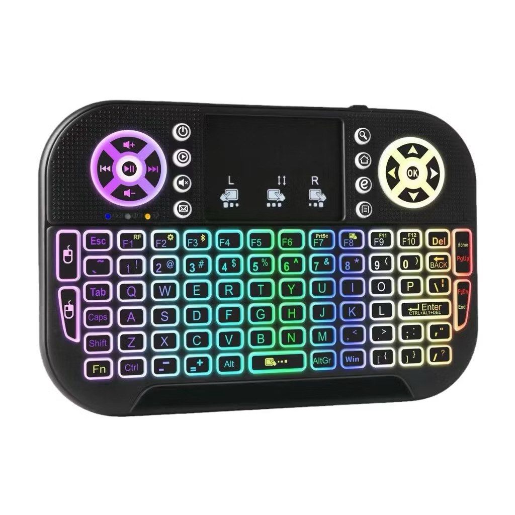 New N8 Air Mini Flying Mouse Keyboard RGB Colorful Backlit Keyboard ...