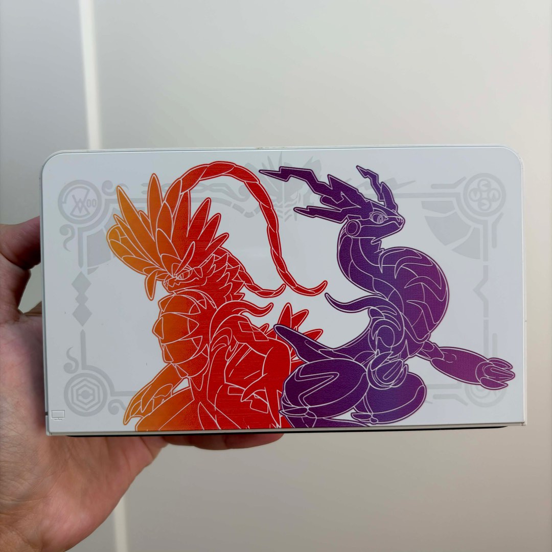 Nintendo Switch OLED Dock Pokemon Violet Scarlet Edition, Video Gaming ...