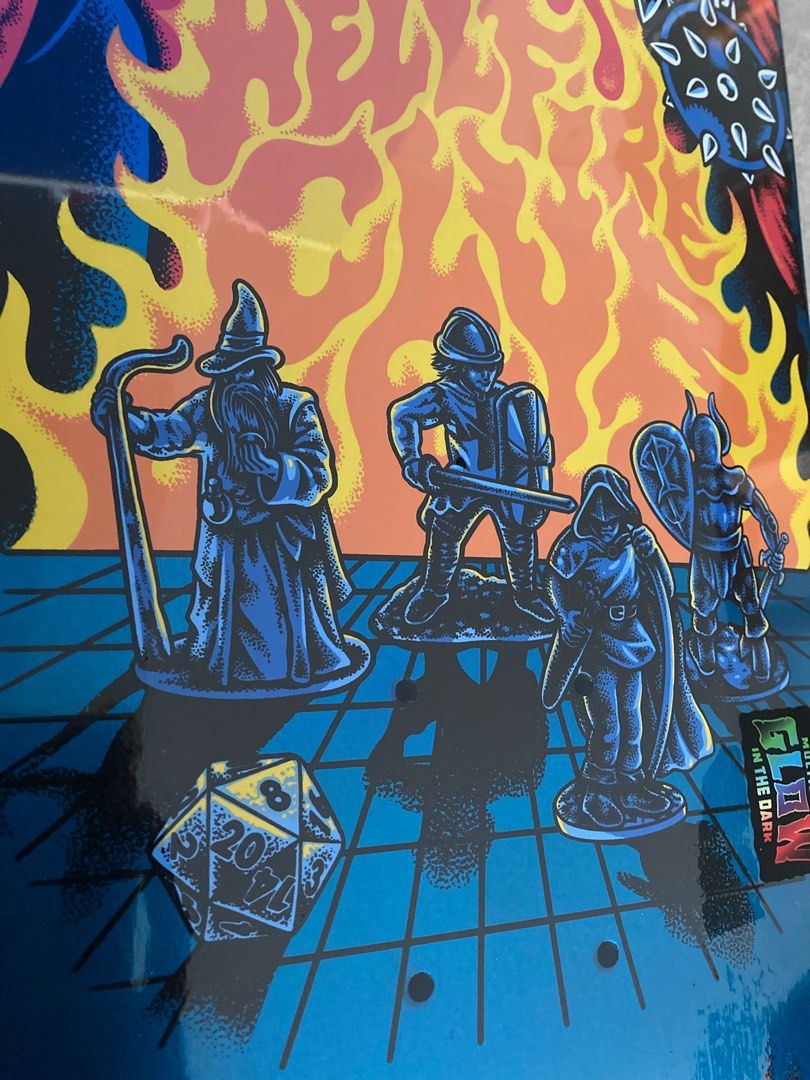 Santa Cruz x Stranger Things Hellfire Club Skateboard Deck (Last piece ...