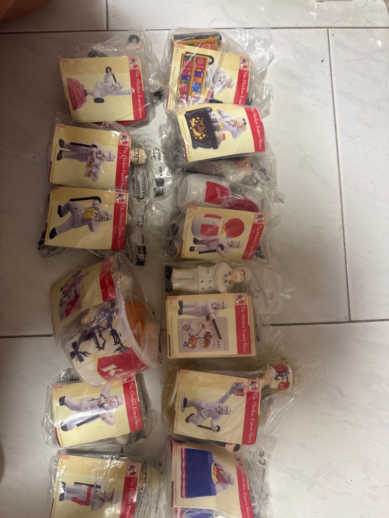Rare 90s KFC Colonel Sanders The Chicken Expert Story set of 12 ...