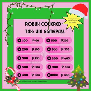 RUSH SALE! 10K 10,000 ROBUX WITH ACCOUNT FOR ONLY ₱3,800 PESOS ...