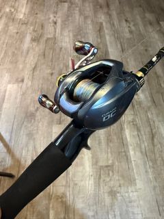 Shimano Curado DC 151 HG with gomexus handle and star drag, Sports ...