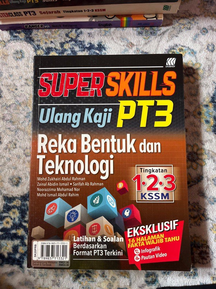 Super Skills Ulang Kaji PT3 Reka Bentuk dan Teknologi, Hobbies & Toys ...