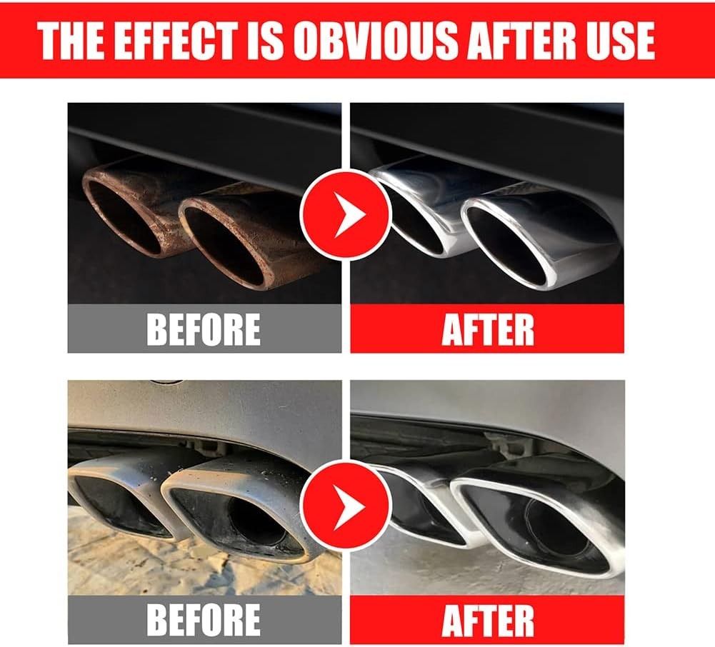 T2P RAYHONG 30ml Exhaust Pipe Cleaner Spray Rust Remover & Shine ...