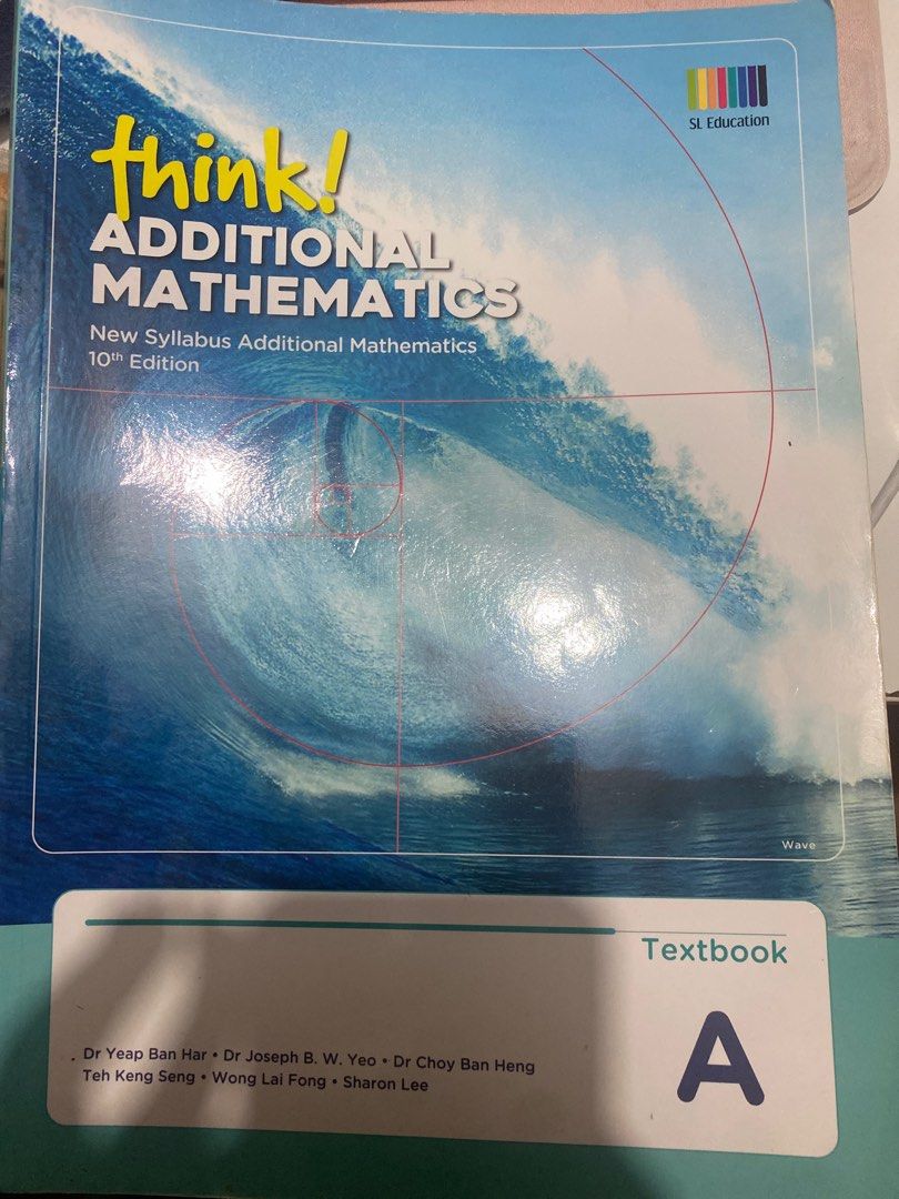 Think! Additional Mathematics Textbook - 10th Edition, Hobbies & Toys ...