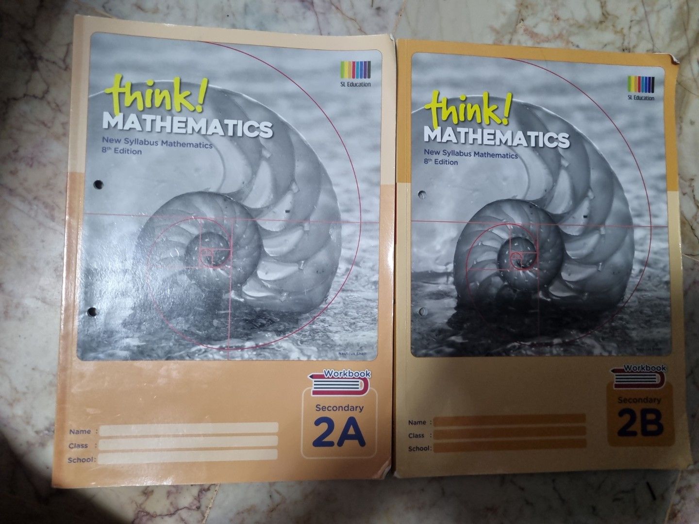Think mathematics 2A and 2B workbook. 8th edition, Hobbies & Toys ...