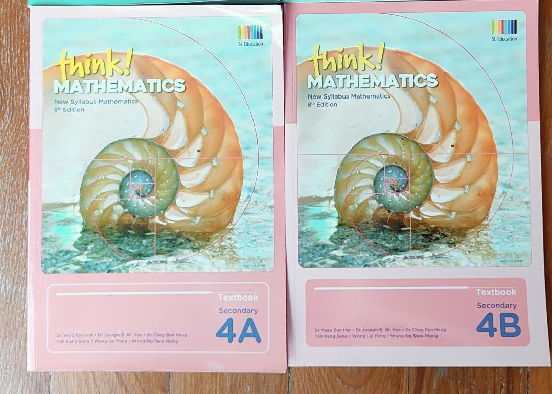 Think! Mathematics Textbook 4A, 4B, Hobbies & Toys, Books & Magazines ...