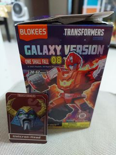 Wts wtt Blokees Transformers Galaxy Unicorn Head Sharkticon Scrapper ...
