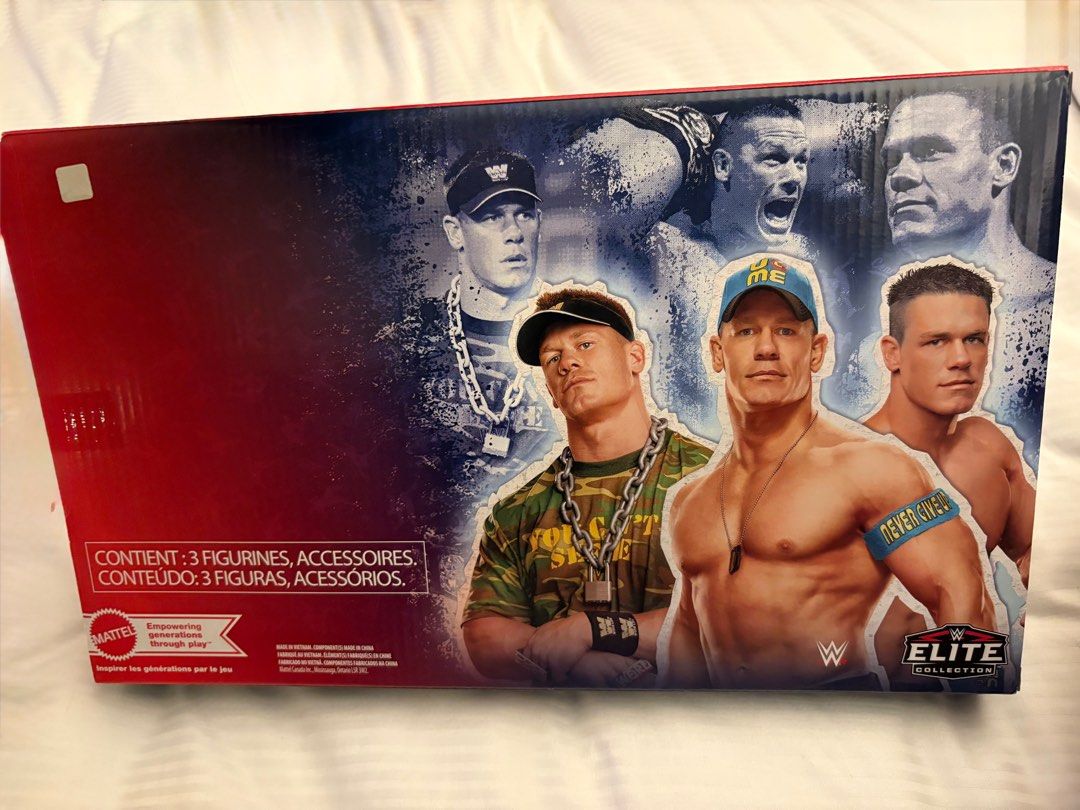 WWE Mattel Elite The Evolution of John Cena 3pack Word Life!, Hobbies ...
