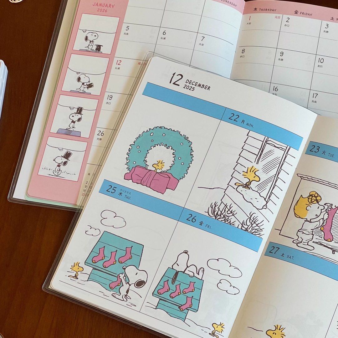 2026 Snoopy Planner, Hobbies & Toys, Stationery & Craft, Stationery ...